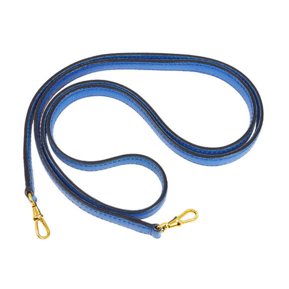 Hermes | Accessories | Hermes Mini Kelly Bag Strap Blue Courchevel ...